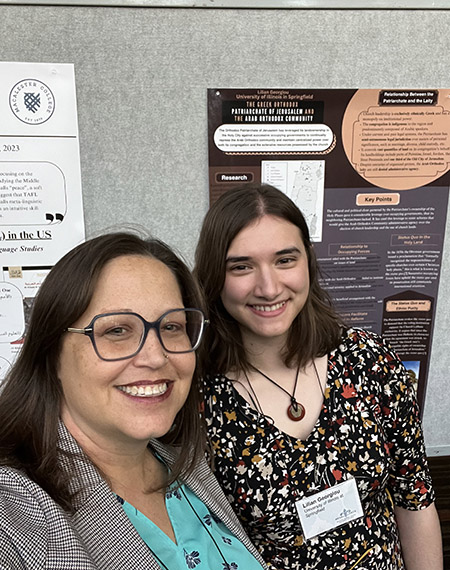 UIS history major presents research at international conference ...