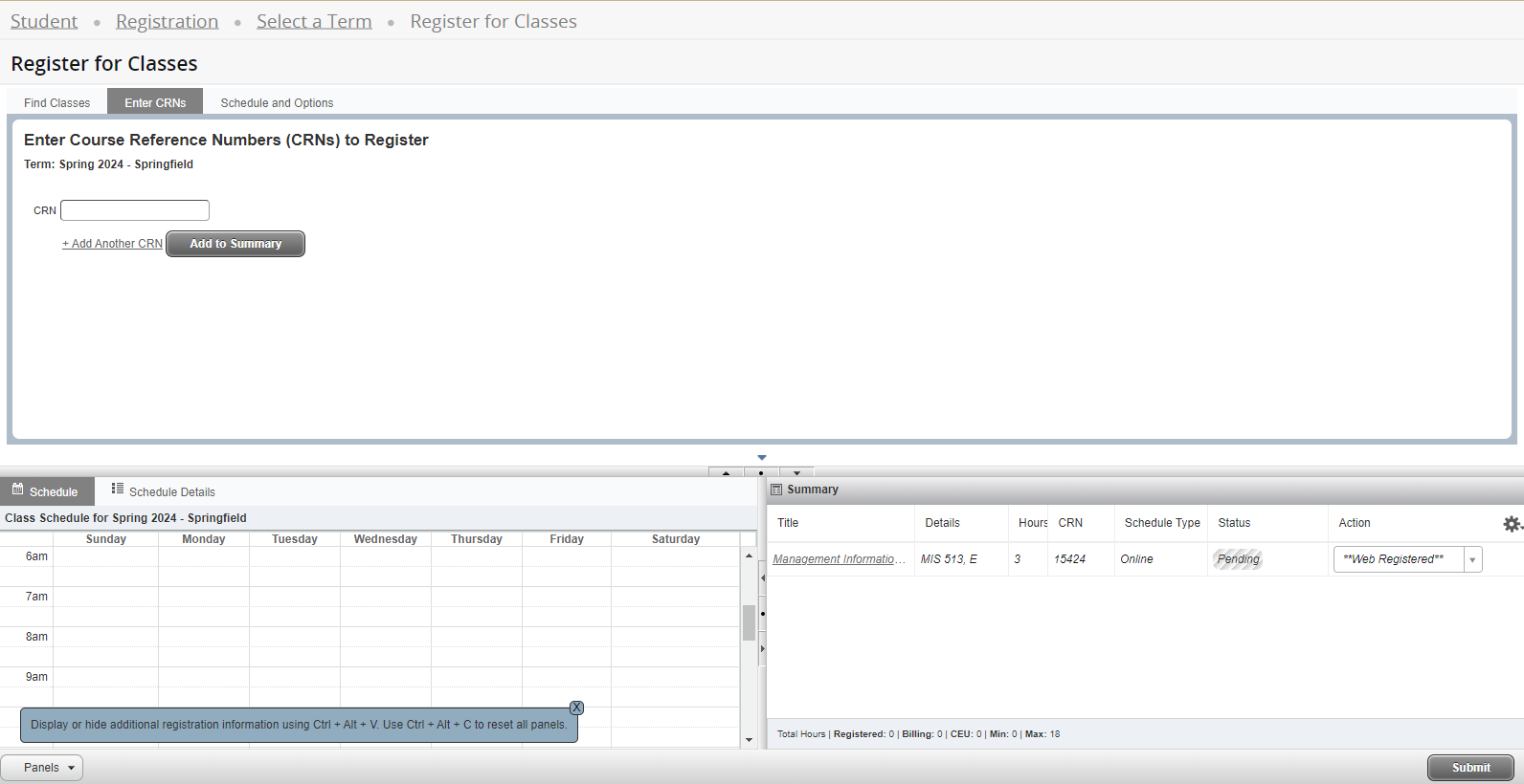 Registration Process and Self-Service System | University of Illinois ...