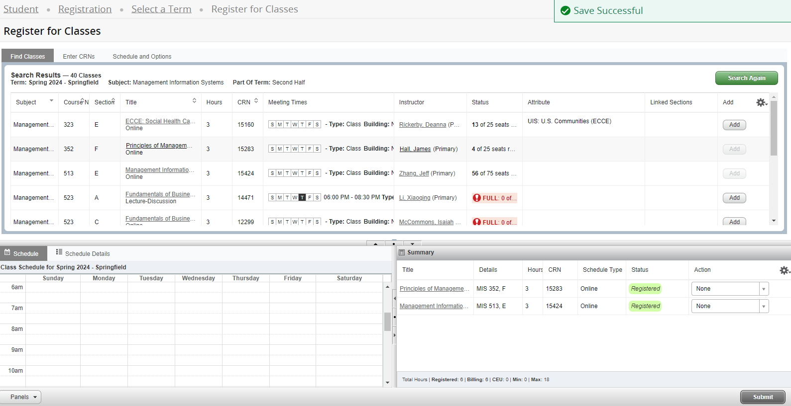 Registration Process and Self-Service System | University of Illinois ...